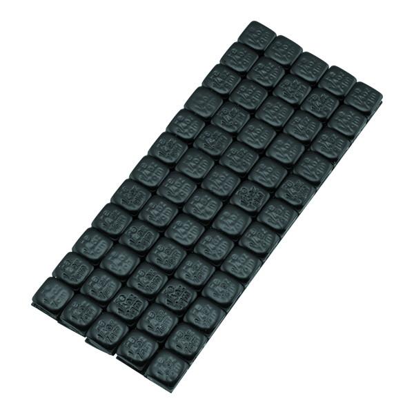 BikeMaster BKM Wheel Accessories BikeMaster Square Wheel Weights Adhesive 1/4oz - Black 152504 152504