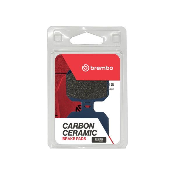 Brembo OE Powersports BRE Powersport Pads Brembo 04-13 Derbi GPR Racing 50cc/08-15 Rieju Tango 250cc Carbon Ceramic Brak...