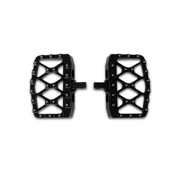 Burly Brand BUR Footpegs Burly Brand 97-22 Sportster/Dyna/Touring  Mx-Evolution Mini Floorboards Passenger B13-1018B bur...