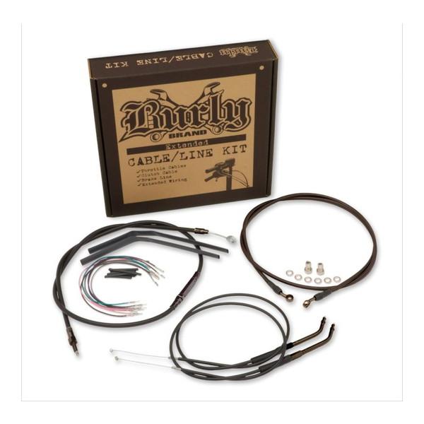 Burly Brand BUR Cable Kits Burly Brand Control Kit 12in Apes / Viejo B30-1036 750-05153