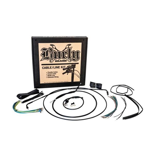 Burly Brand BUR Cable Kits Burly Brand Control Kit 12in Narrow Ape B30-1307 750-05876