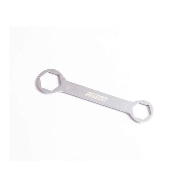 CruzTOOLS CRZ Axle Wrenches CruzTOOLS Combo Axle Wrench 27mm x 32mm for KTM and Husqvarna Motorcycles AW2732 crzAW2732