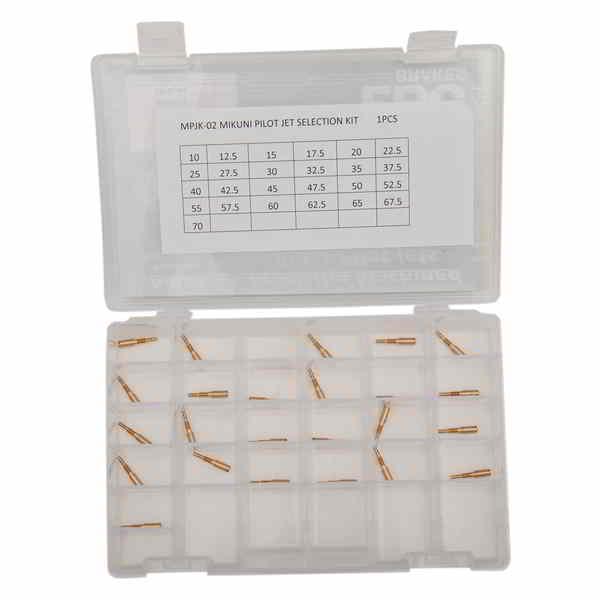 EBC Powersports EBC Carburetor Jets EBC Mikuni N224.103 Style Carburetor Pilot Jet Selection Kit MPJK-02 ebcMPJK-02