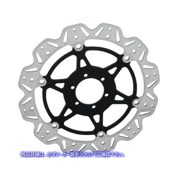 EBC Powersports EBC Vee Rotors EBC 15-17 Yamaha FZ-07 Front Left/Right Vee Floating Black Rotor VR2127BLK ebcVR2127BLK