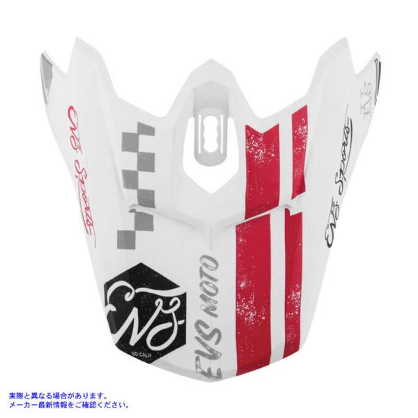 EVS EVS T5 Helmet Visors EVS T3 Fury Visor - Matte White H16T3F-VSMW 727820