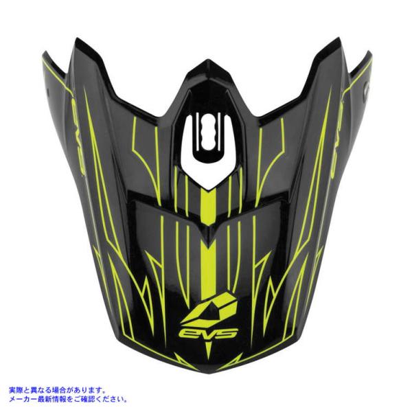 EVS EVS T5 Helmet Visors EVS T3 Pinner Visor - Black/ Hiviz Yellow H16T3P-VSBKHVY 727821