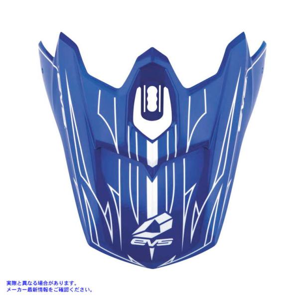 EVS EVS T5 Helmet Visors EVS T3 Pinner Visor - Blue/White H16T3P-VSBUW 727823