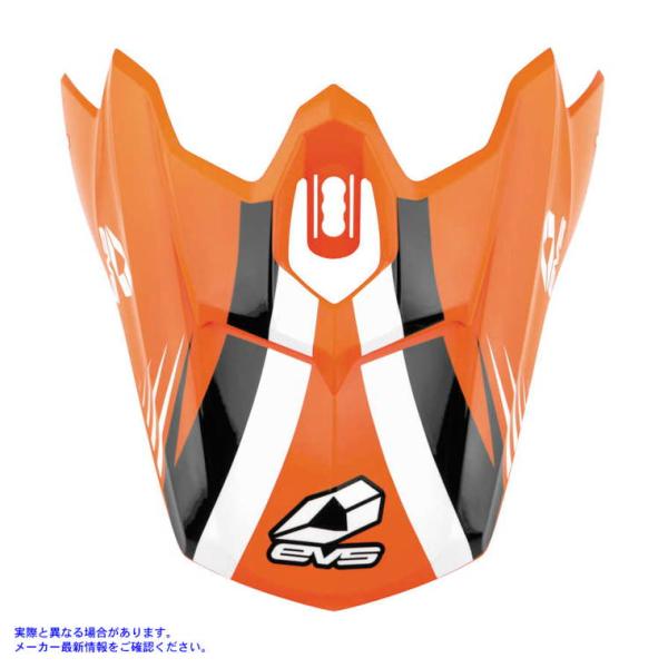 EVS EVS T5 Helmet Visors EVS T3 Works Visor - Orange/White/Black H16T3W-VSOWBK 727826