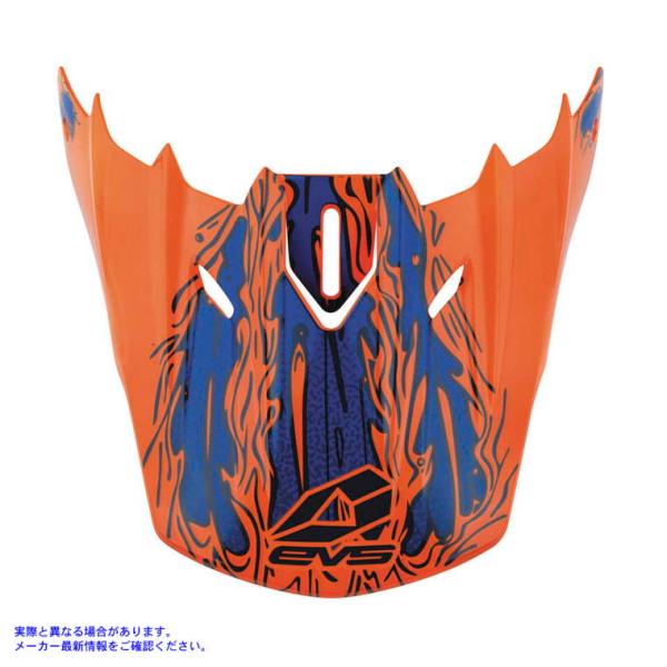 EVS EVS T5 Helmet Visors EVS T5 Egon Visor - Orange HE18T5EG-VSO 727815