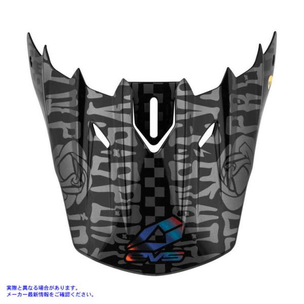 EVS EVS T5 Helmet Visors EVS T5 Evilution Visor - Black HE18T5EV-VSBK 727816