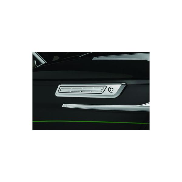 Kuryakyn KUR LED Auxilliary Lights I Kuryakyn LED Saddlebag Hinge Accents Chrome 5476 486952