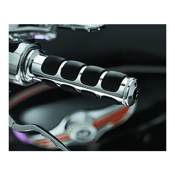 Kuryakyn KUR Hand Grips D Kuryakyn ISO Grips Honda Gold Wing Models Chrome 6180 497163