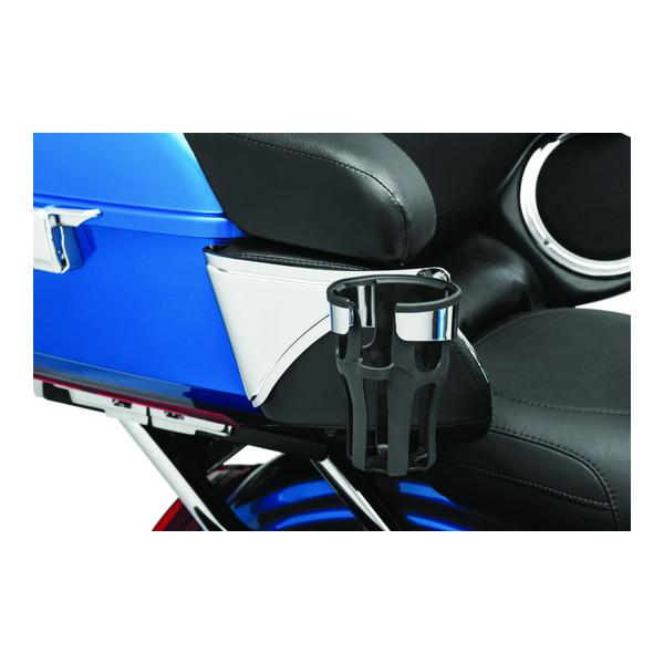 Kuryakyn KUR Drink Holders C Kuryakyn Reflex Drink Holder Right Side HD Touring Passenger Mount 14 and Up Chrome 6486 50...