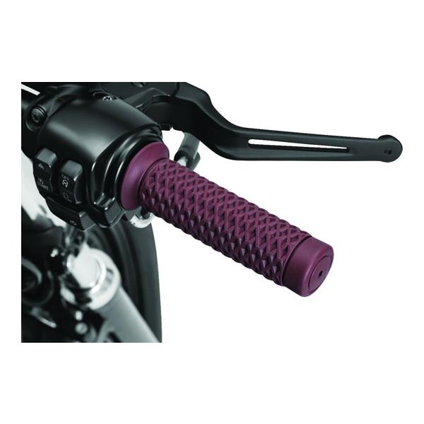 Kuryakyn KUR Hand Grips F Kuryakyn Braaap Grips 1in Red 6595 485233