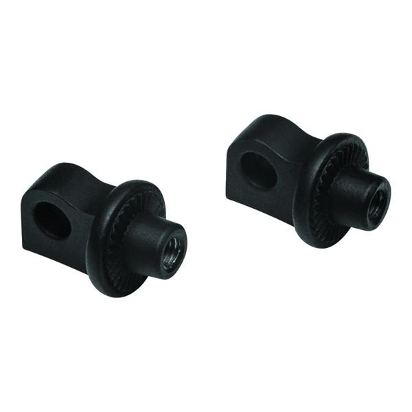 Kuryakyn KUR Adapters D Kuryakyn Adjustable Stop Splined Peg Adapter Black 6775 481424