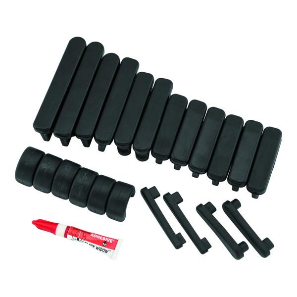 Kuryakyn KUR Replacement Pads Kuryakyn Full Replacement Rubber Set (22Pcs) 7010 497003