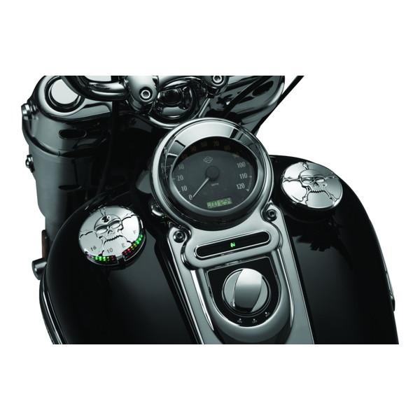 Kuryakyn KUR Fuel Doors &amp; Caps D Kuryakyn Zombie Gas Cap Vented Chrome 7358 419988