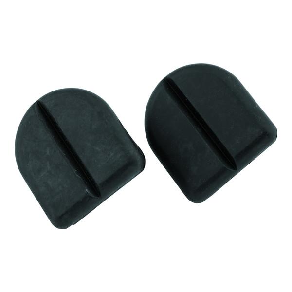 Kuryakyn KUR Replacement Pads Kuryakyn Replacement Rubber For Stirrup Heel Rest Black (Pair) 8080 494477
