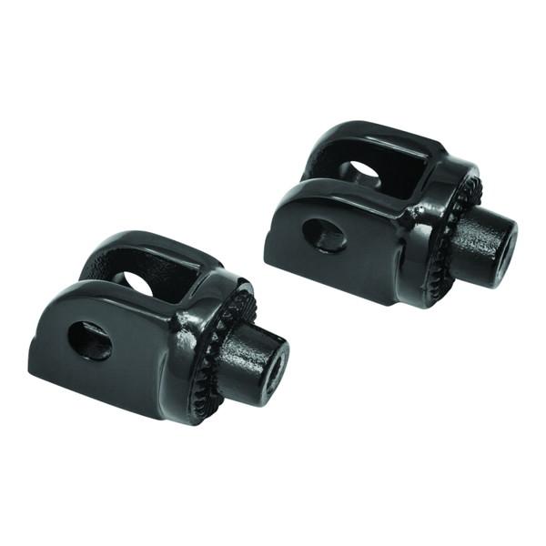 Kuryakyn KUR Adapters B Kuryakyn Splined Adapter Mount Gloss Black 8889 486994