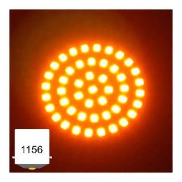 Letric Lighting LET Bullet Turn Signal Inserts Letric Lighting Bullet Style Insrt 1156 Amb LLC-B6A LE0000