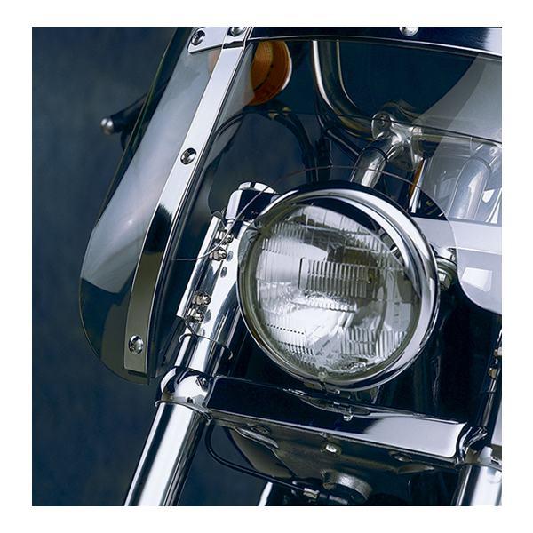 National Cycle NAT Windshield Mounts National Cycle 80-09 Harley-Davidson FX Wide Glide/Softail Narrow Mount Chrome Kit ...