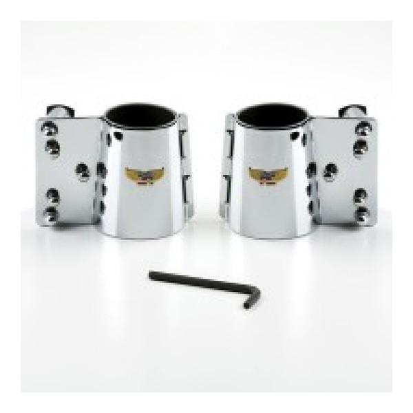 National Cycle NAT Windshield Mounts National Cycle 97-23 Honda VT400-1100 Shadow Narrow Mount Chrome Kit KIT-JA 553170