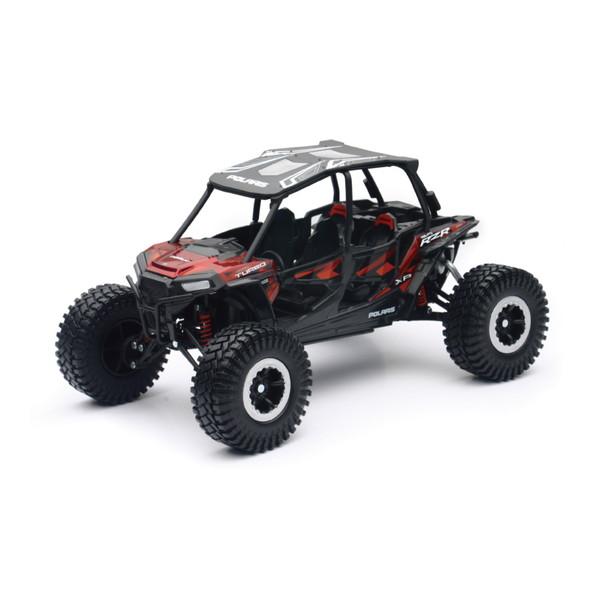New Ray Toys NRT ATV's New Ray Toys Polaris RZR XP4 Rock Crawler (Titanium Metallic)/ Scale - 1:18 57976B 155306