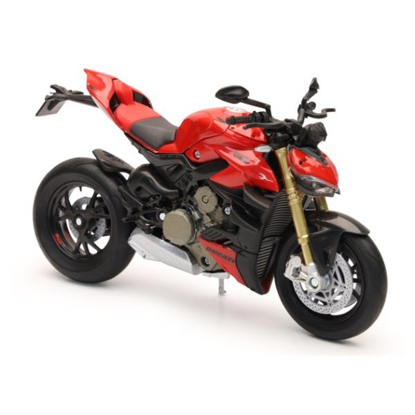 New Ray Toys NRT Street Bikes New Ray Toys Ducati Street Fighter V4 Red Scale 1:12 58273 nrt58273