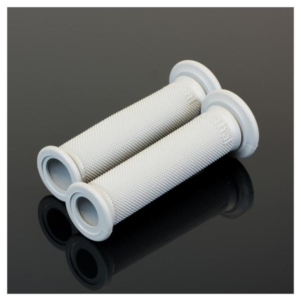 Renthal REN Road Race Grips Renthal Road Race Grips Soft Short Diamond - Light Grey G147 801976