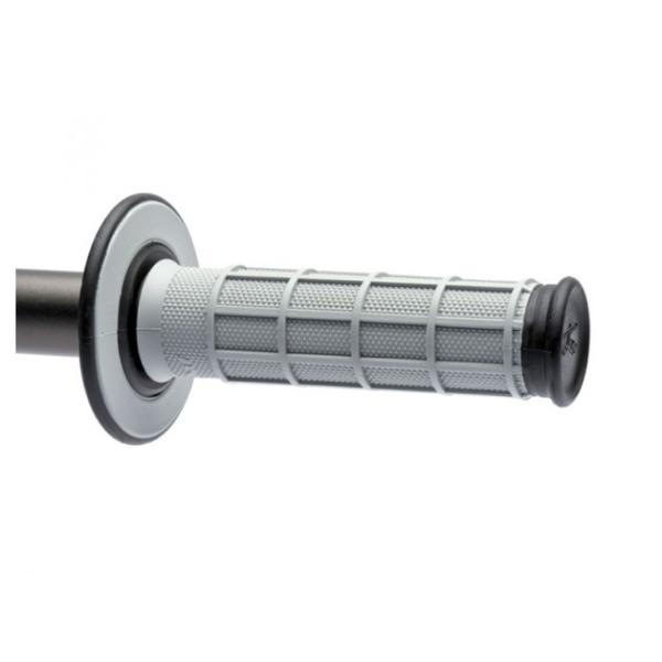 Renthal REN MX Dual Compound Renthal MX Dual Compound Grips Full Waffle - Grey/ Black G152 801980