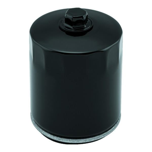 TwinPower TWP Oil Filters Twin Power Twin Cam and M8 Black Oil Filter With Nut Replaces H-D 63798-99 with Backflow Valve...