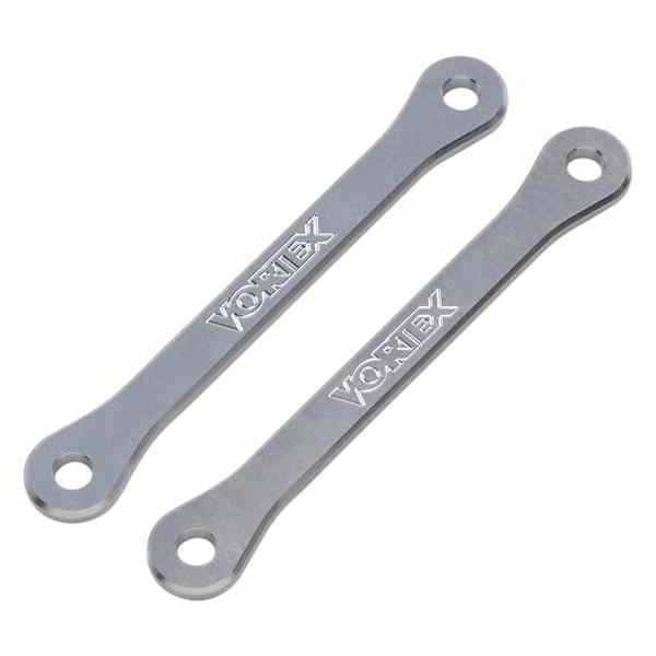 Vortex Racing VTX Lowering Link Vortex Racing 08-13 Kawasaki EX250 Ninja,13-17 EX300 Ninja Lowering Link Kit- Silver LL4...