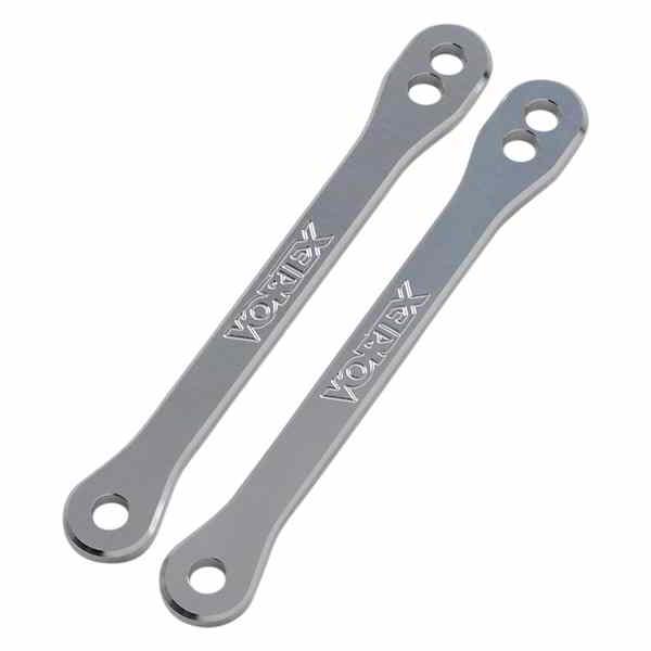 Vortex Racing VTX Lowering Link Vortex Racing 07-12 Kawasaki ZX600 Ninja ZX-6R,13-24 ZX636 ZX-6R Lowering Link Kit- Silv...