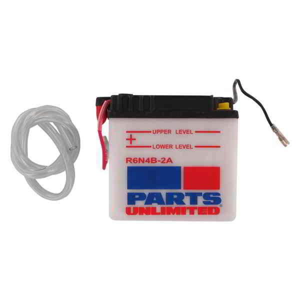 パーツアンリミテッド R6N4B-2A  ドラッグスペシャリティーズ R6N4B-2A R6N4B2A Conventional Battery Conventional Battery  PARTS UNLIMITED