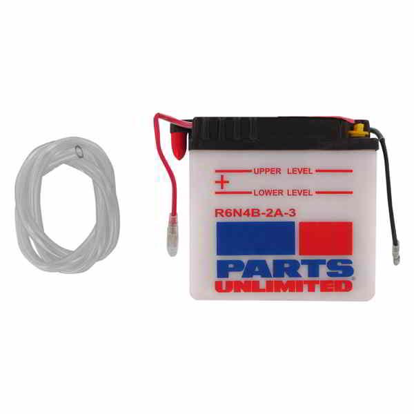 パーツアンリミテッド R6N4B-2A-3  ドラッグスペシャリティーズ R6N4B-2A-3 R6N4B2A3 Conventional Battery Conventional Battery  PARTS UNLIMITED