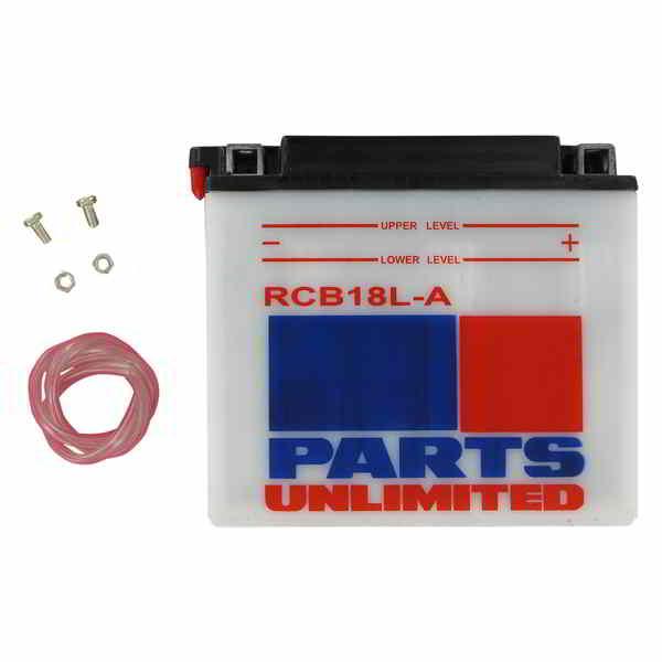 パーツアンリミテッド RCB18L-A  ドラッグスペシャリティーズ RCB18L-A RCB18LA Heavy-Duty Battery Battery - YB18L-A  PARTS UNLIMITED