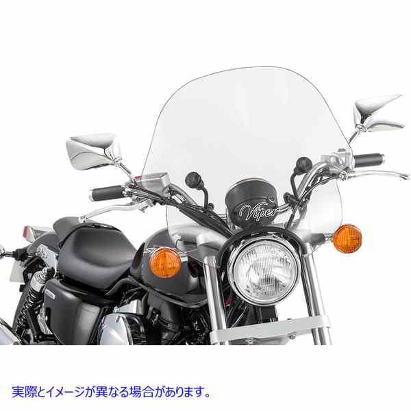 スリップストリーマー SS-10-C  ドラッグスペシャリティーズ SS-10-C-1 SS10C1 SS-10 Viper Windshield Viper Windshield - Clear  SLIPSTREAMER