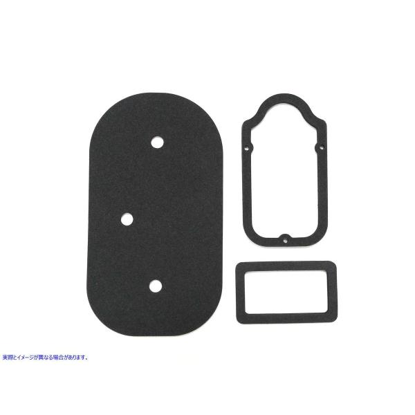 V-TWIN 品番 15-0323 Tombstone Tail Lamp Mount Gasket Set Gary Bang 68123-47   Vツイン お取寄せ品