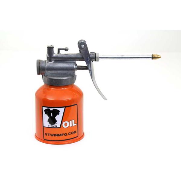 V-TWIN 品番 16-0565 V-Twin Metal Squirt Oil Can Motorshop    Vツイン お取寄せ品