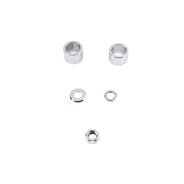 V-TWIN 品番 2036-5 Front Axle Spacer Kit Smooth Style Chrome Colony 43520-00 43521-00  Vツイン お取寄せ品