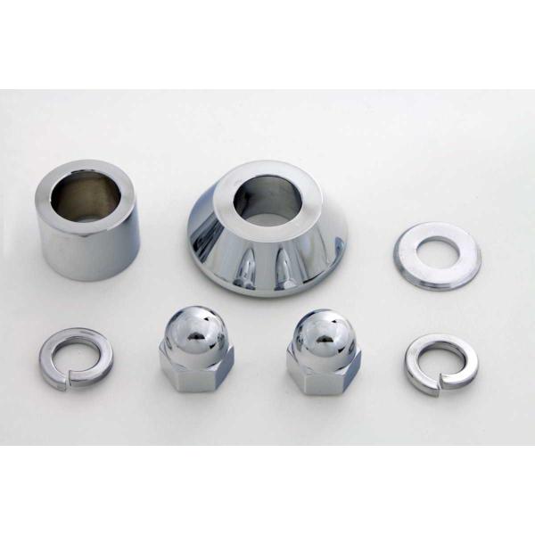 V-TWIN 品番 2389-7 Front Axle Spacer Kit Smooth Style Chrome Colony    Vツイン お取寄せ品