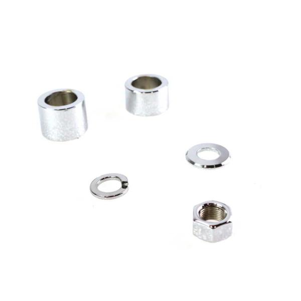 V-TWIN 品番 2391-7 Front Axle Spacer Kit Smooth Style Chrome Colony 41597-07   Vツイン お取寄せ品