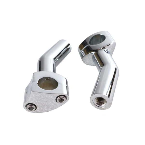 V-TWIN 品番 25-0215 1 inch Pullback Riser Set Chrome MCM    Vツイン お取寄せ品