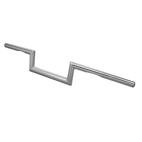 V-TWIN 品番 25-0418 4 inch Z Handlebar with Indents Chrome MCM    Vツイン お取寄せ品