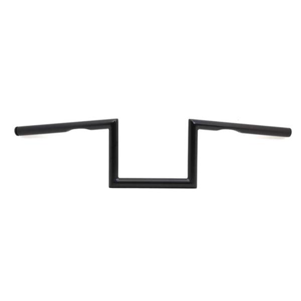 V-TWIN 品番 25-1283 7 inch Z Handlebar with Indents Black MCM    Vツイン お取寄せ品