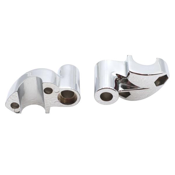 V-TWIN 品番 25-2131 Offset Riser Stem Set Chrome MCM 56144-86 56146-86  Vツイン お取寄せ品