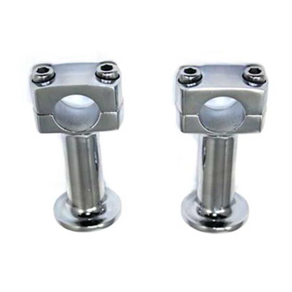 V-TWIN 品番 25-2214 3 inch Post Riser Set Chrome MCM    Vツイン お取寄せ品