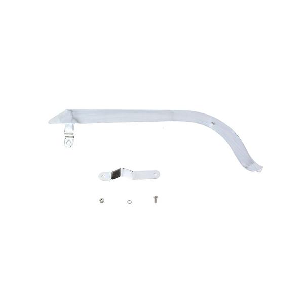 V-TWIN 品番 27-0108 Chrome Left Side Chain Guard Wyatt Gatling    Vツイン お取寄せ品