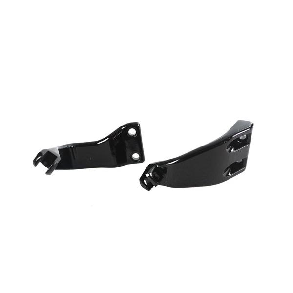 V-TWIN 品番 27-0841 Black Driver Footpeg Mount Set V-Twin 50639-90 50649-90  Vツイン お取寄せ品