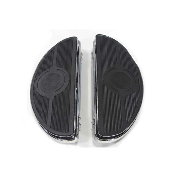 V-TWIN 品番 27-0914 Driver Footboard Set Chrome V-Twin 50599-89   Vツイン お取寄せ品